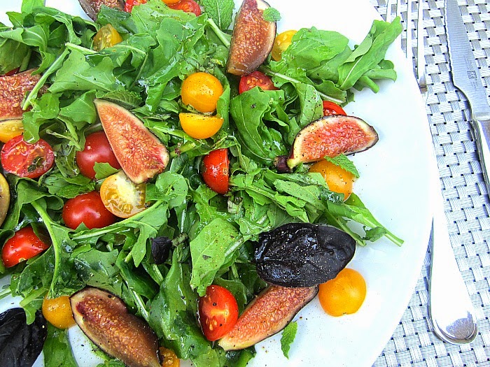 Summer Salad of Tomatoes & Figs