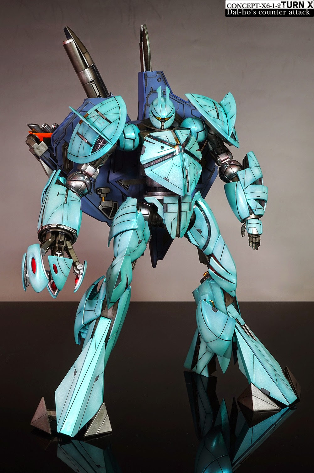 GUNDAM GUY: MG 1/100 concept-X6-1-2 Turn X - Customized Build