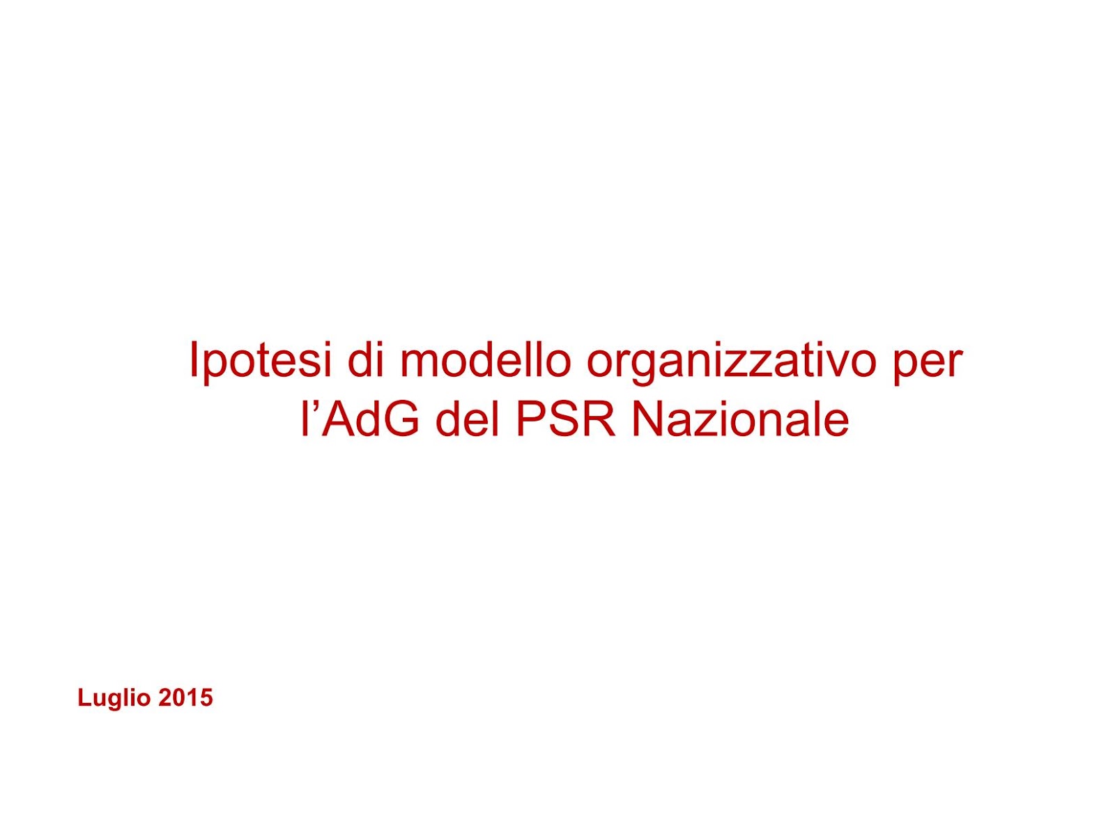 PSRN: la versione 4.1, 3° puntata