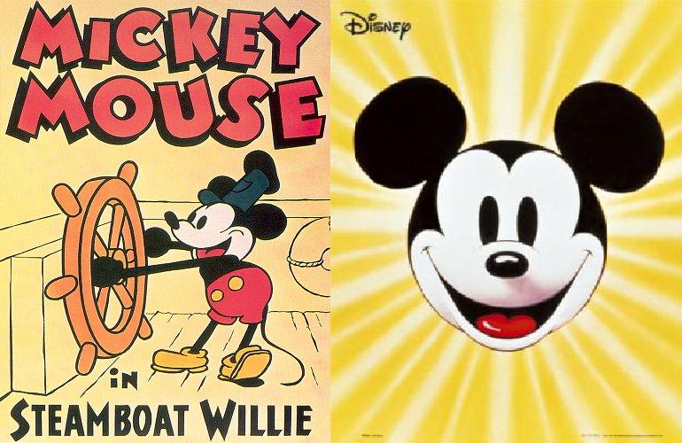 Walt Disneys History: Mickey Mouse Then And Now