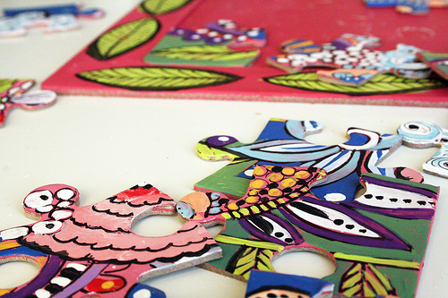 Patent Pending Projects: Painted Jigsaw Project