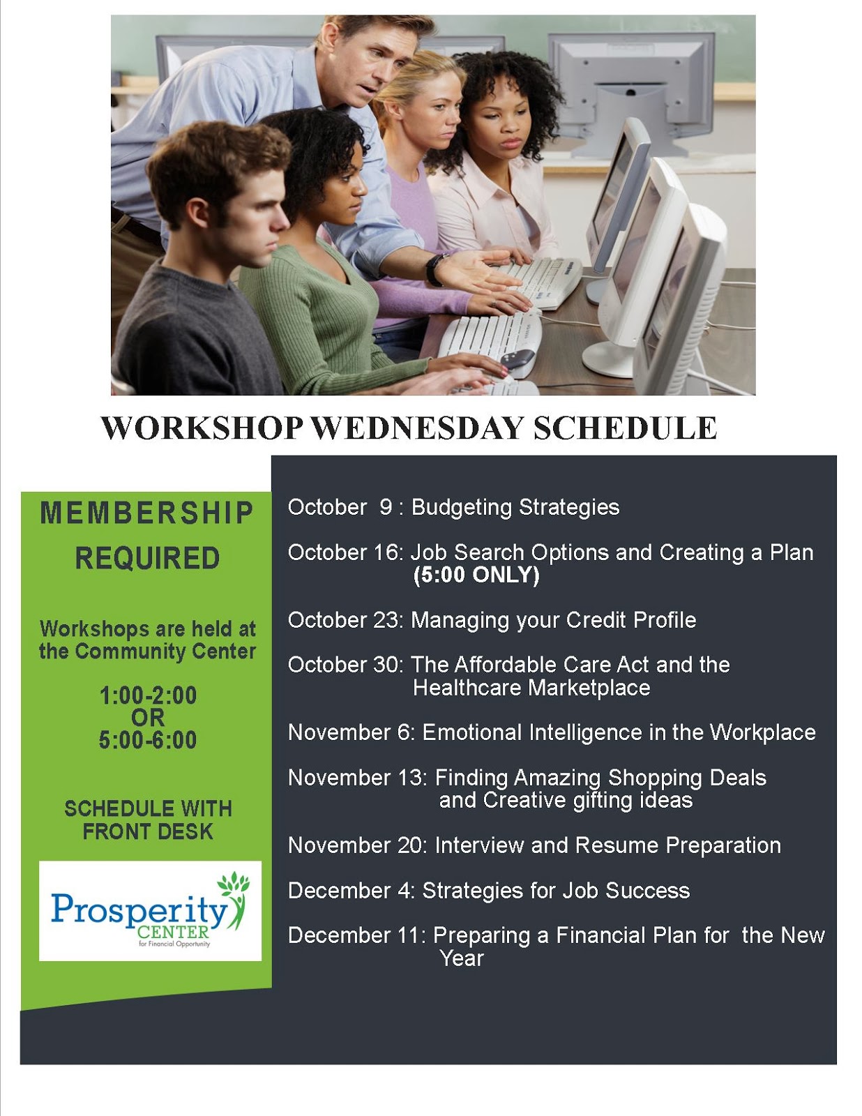 Prosperity Center for Financial Opportunity - Kansas City: New Workshop ...