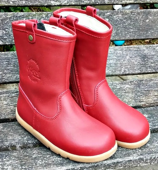What LM Wore - Bobux Splash Boots | Red Rose Mummy