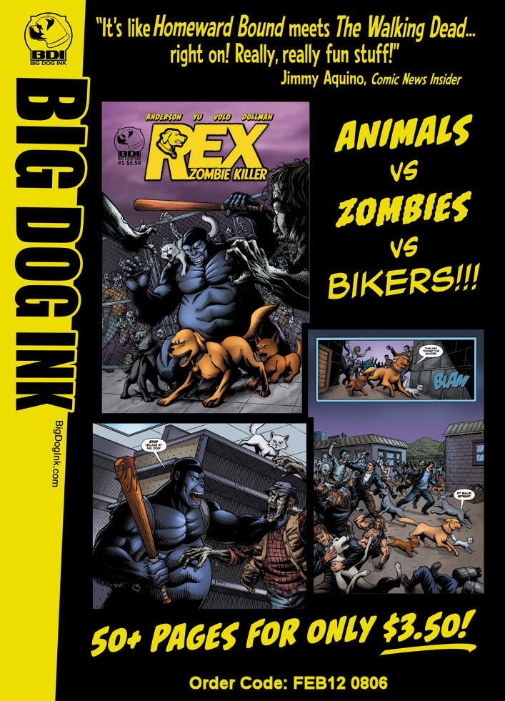 Comics Experience Blog: Rob Anderson's REX, ZOMBIE KILLER hits Previews ...