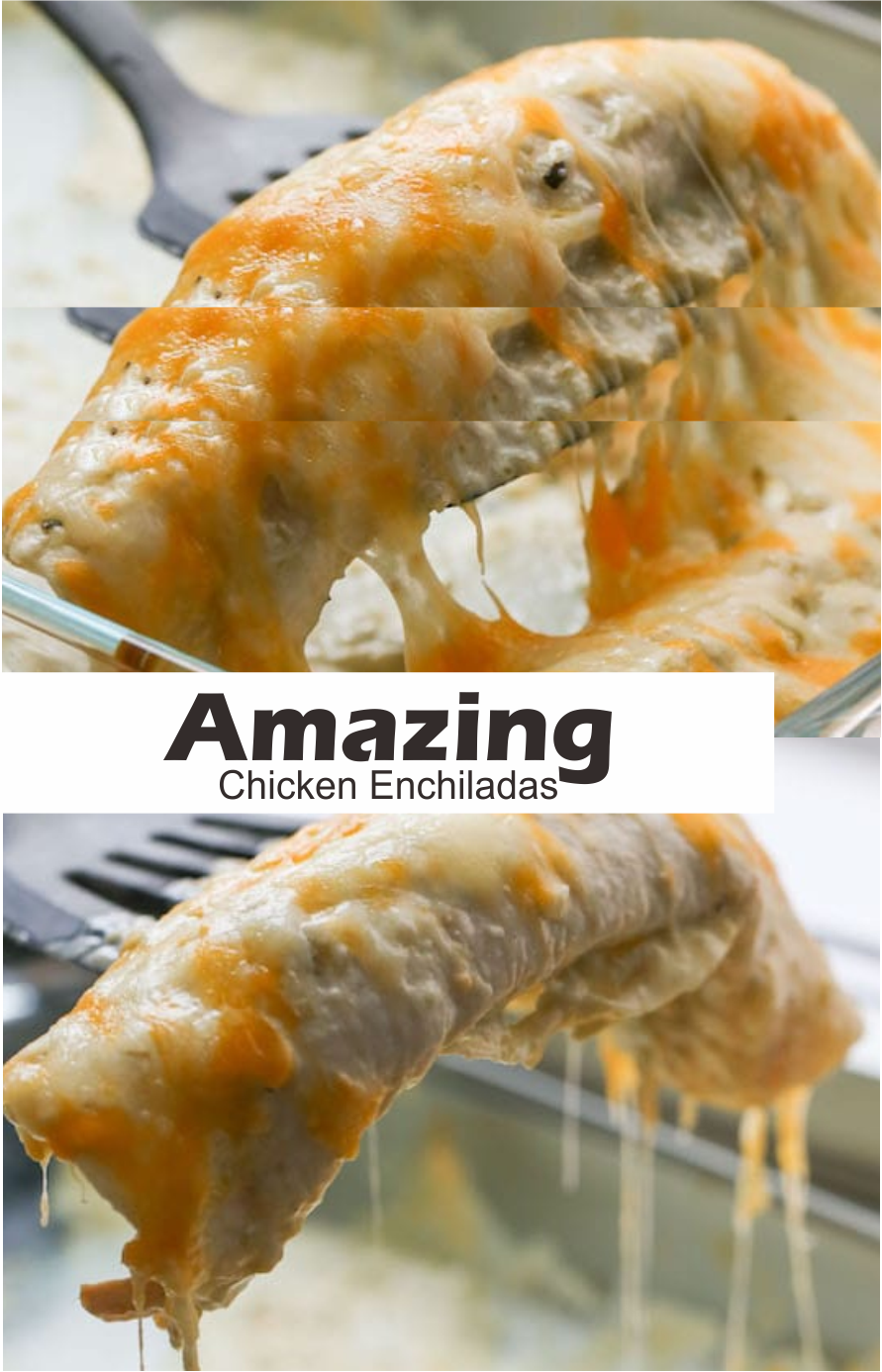 Amazing Chicken Enchiladas | Think food