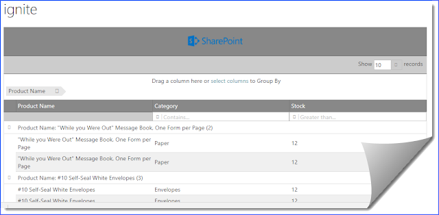 SharePoint Journey: Ignite UI Data grid in SharePoint Online using AJAX