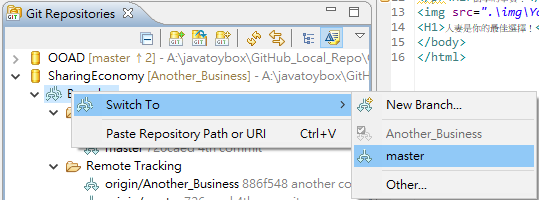 放棄思考 Github 及 Egit Part 5 8 Git Branch
