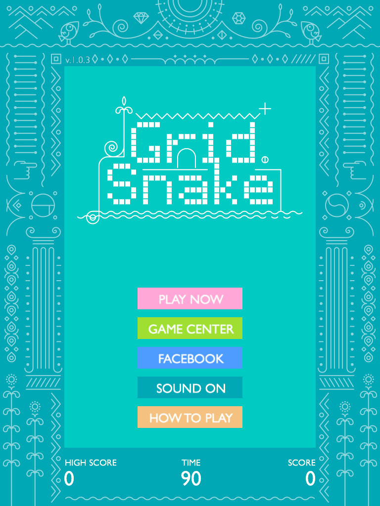 Grid Snake ~ vuifah illustrations