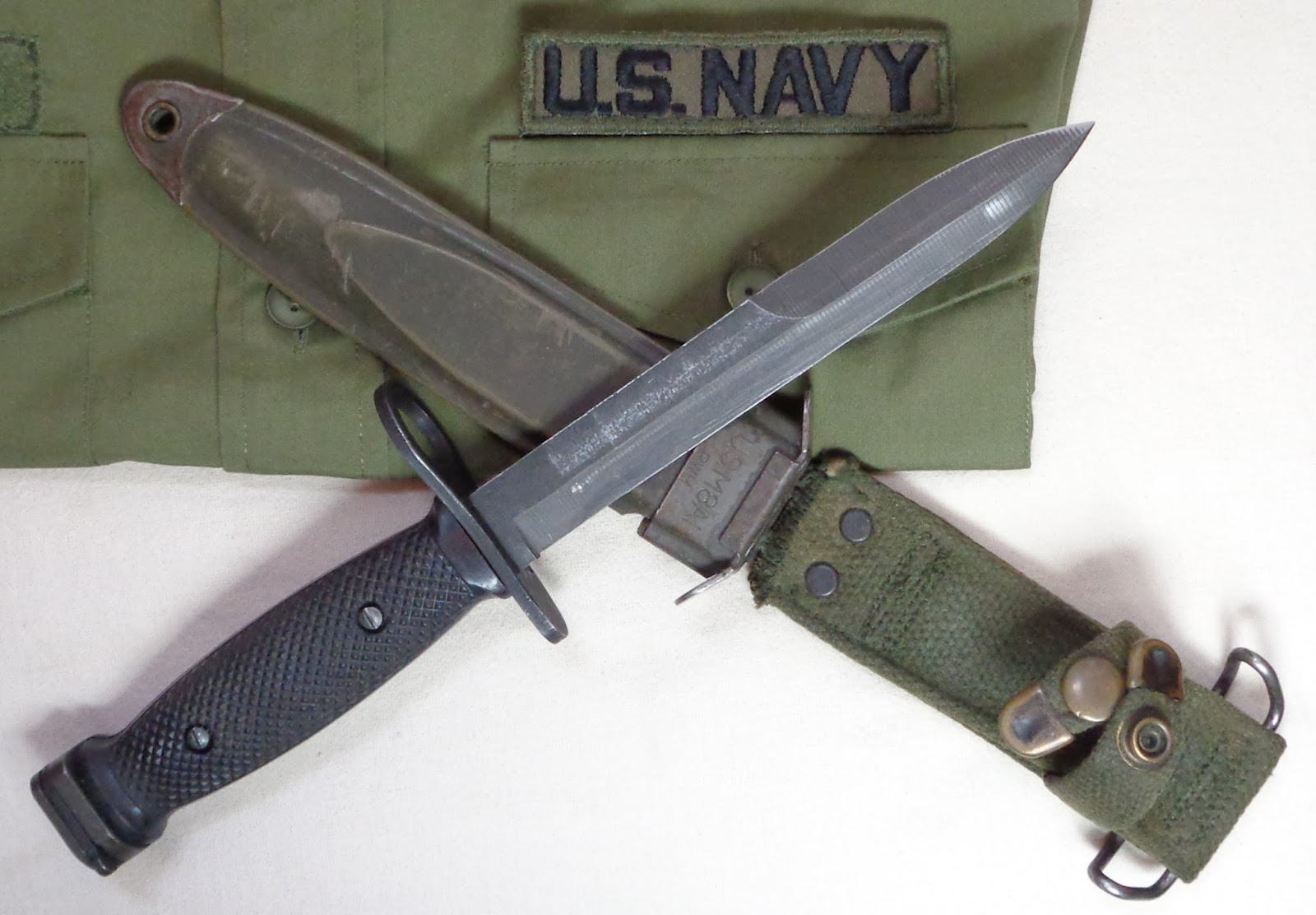 ARCHIVOS del SITIO anterior de SABLE-BAYONETAS: U.S. M7 knife-bayonet