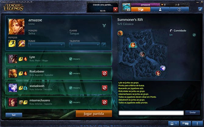 League of Legends: Team Builder - EuJogador