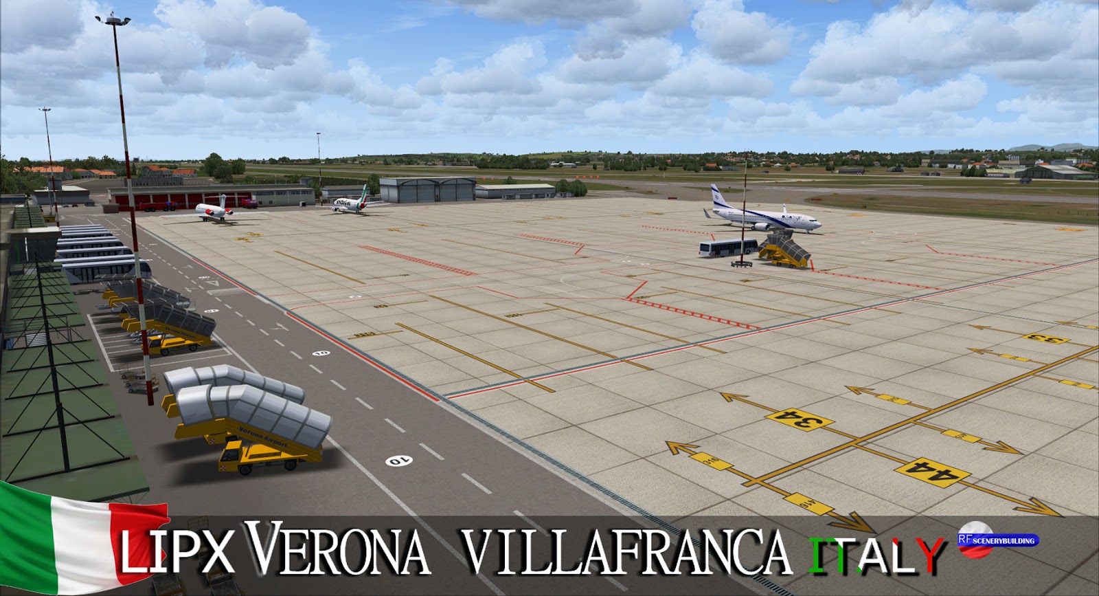 FSX P3D RF Scenery Building Verona LIPX - Master Addons