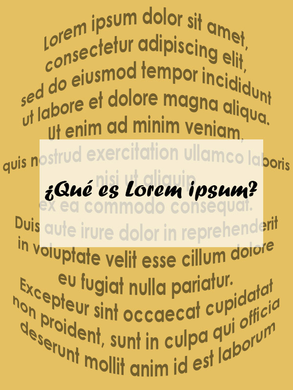 ¿Qué es Lorem ipsum?