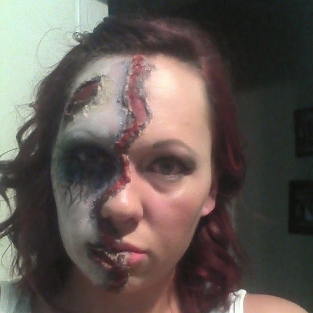 Makeup By Heather: half split face