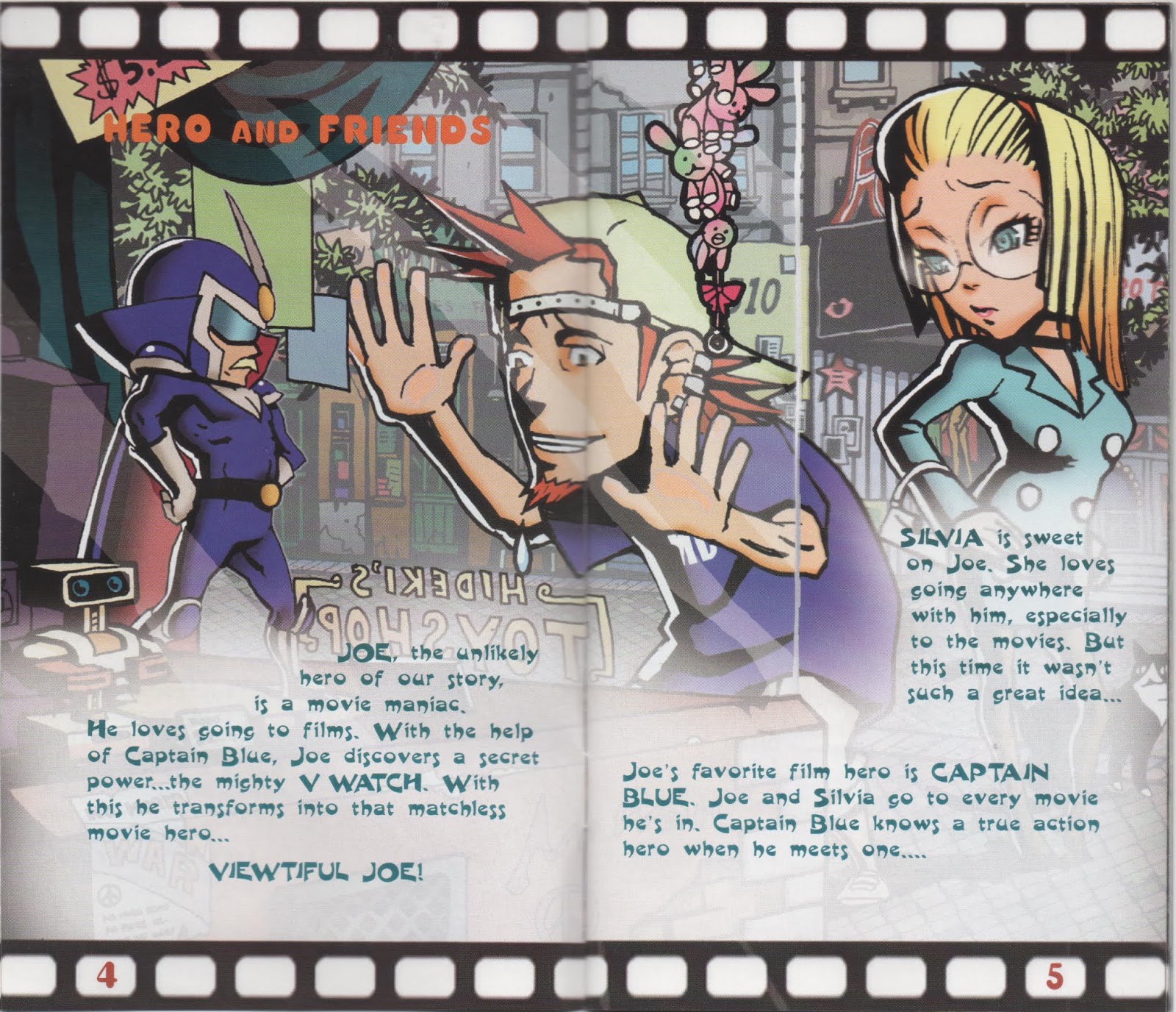 Viewtiful Joe (Game Cube, US) Manual Scans