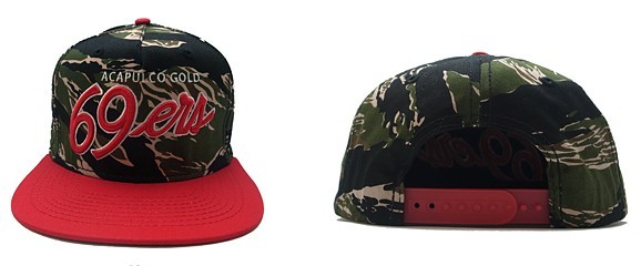 Acapulco Gold Strike Back With Camo 69ER Snapback And ILL Fitted Cap ...