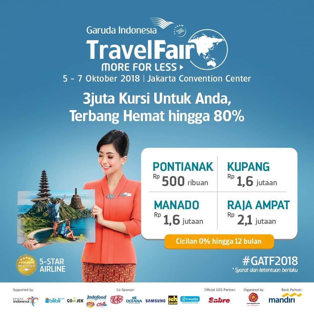 Promo Garuda Indonesia Travel Fair 2018