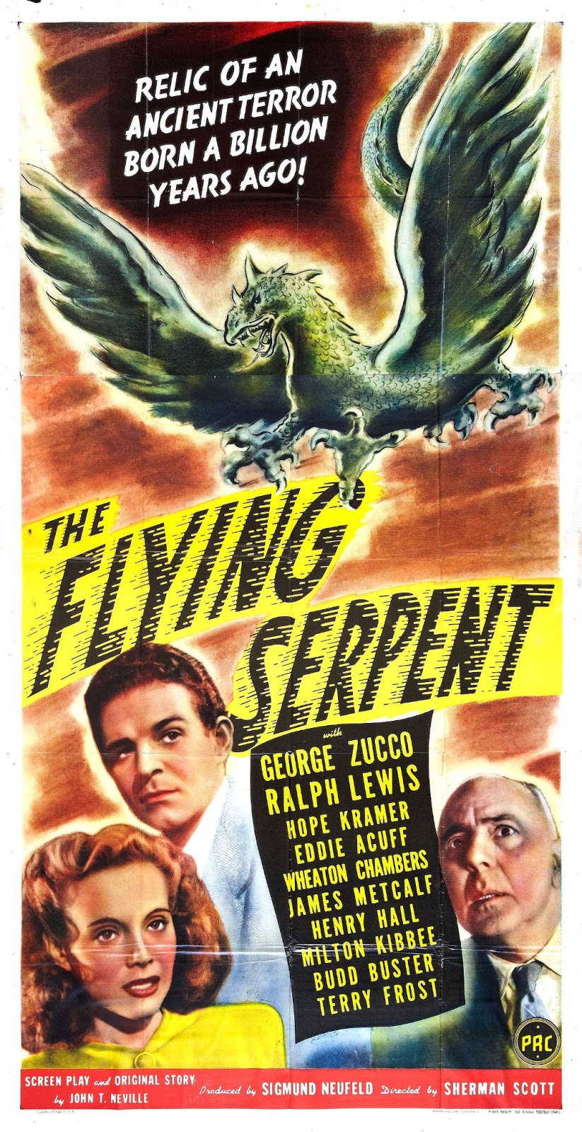 Obscure Video And DVD Blog: FLYING SERPENT 1946 (IMAGE)
