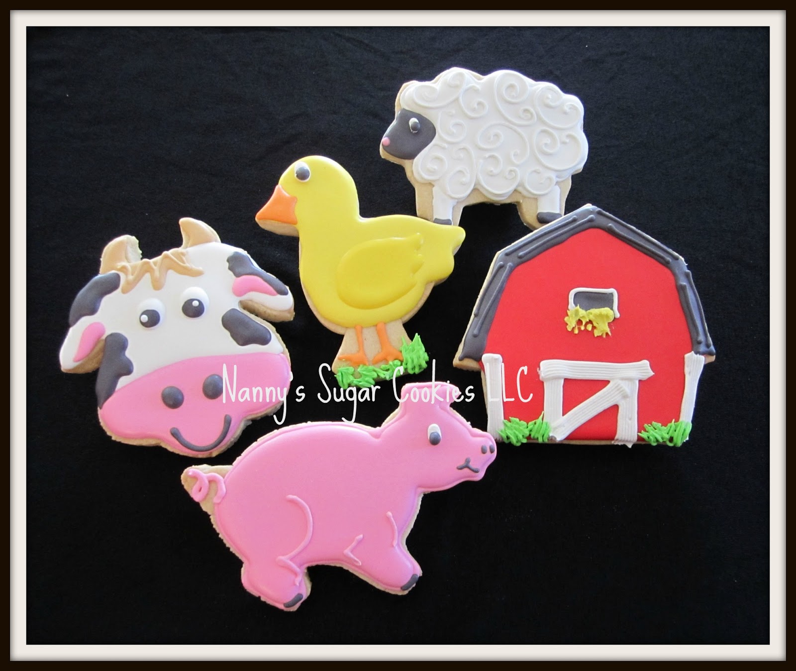 Nanny's Sugar Cookies LLC: Farm Theme Cookie Favors