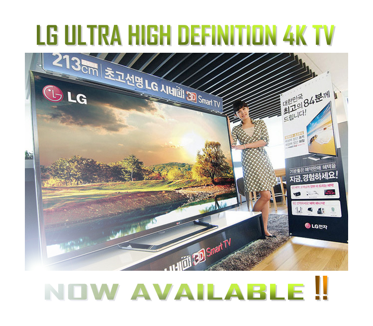 LG 84inch 4K UHDTV available now