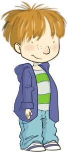 Cartoon Characters: Stella and Sam (PNG's)