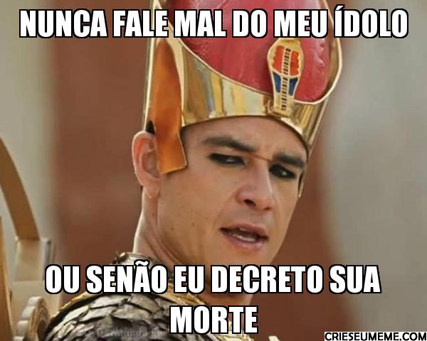 O Blog da Lavinia: Ramsés, o faraó mais querido do Brasil