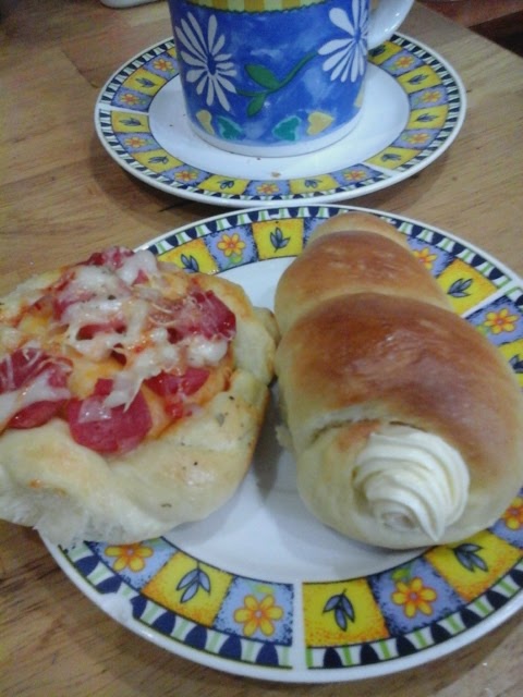 Haniza: DIY : Roti Siput Berkrim