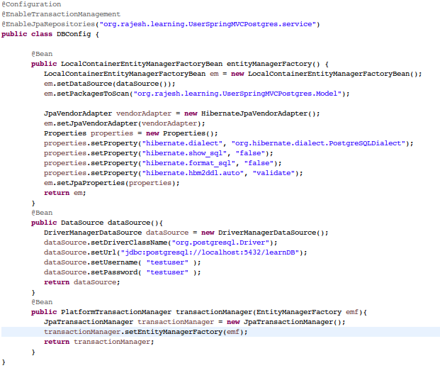 Rest Api Using Spring And Hibernate Connecting To A Postgresql Database 4961