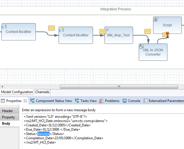 SAP HCI/CPI - Cloud Platform Integration: Add header/property values in the message mapping in ...