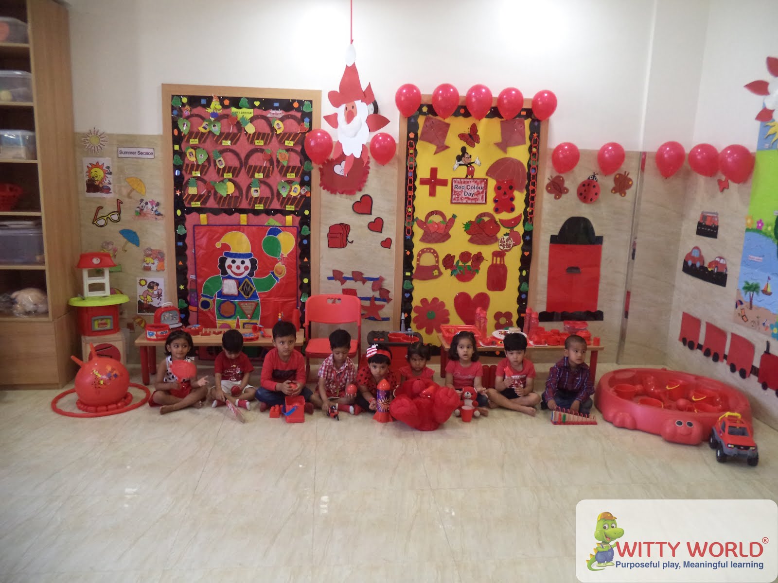 On the top of the World...: Red Colour Day, Witty World, Bhilwara ...