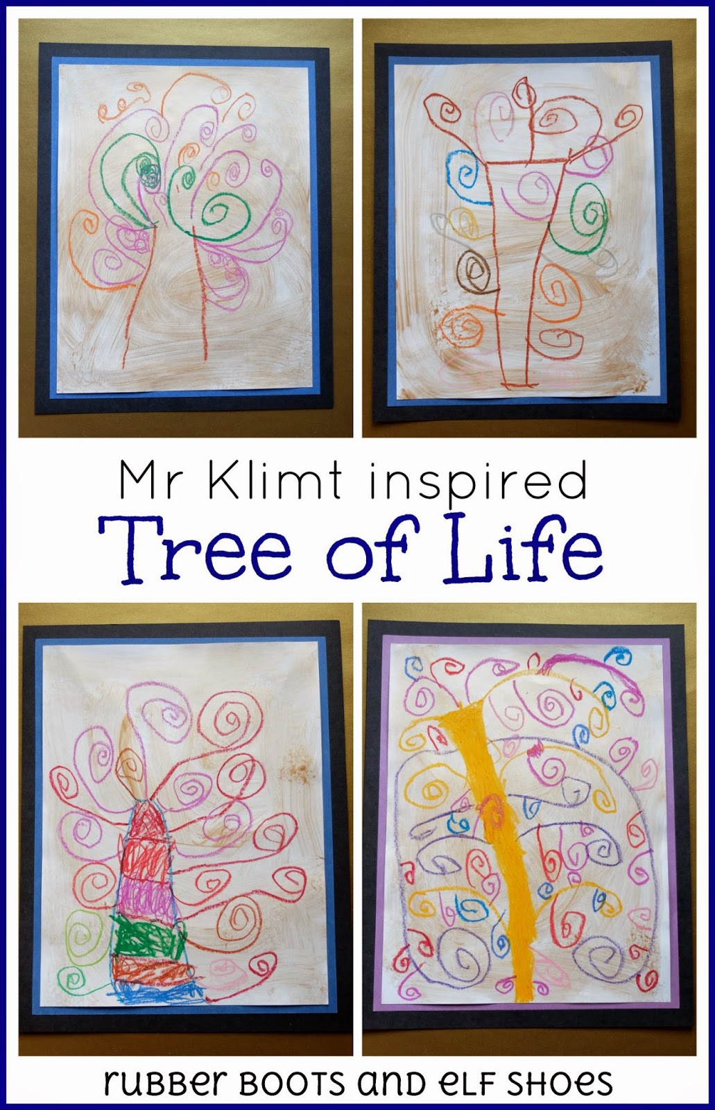 Klimt Tree Of Life Art Project