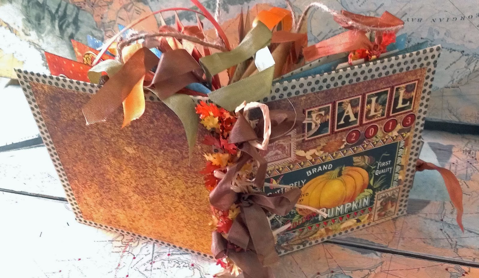 starrgazer creates: Fall Journal with Texture Tutorial