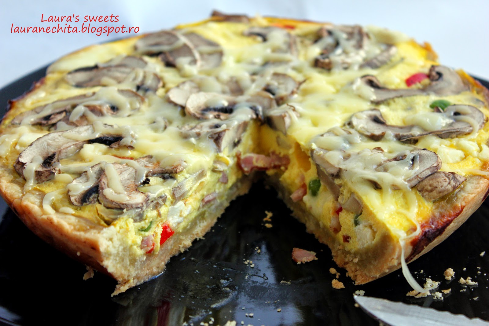 Quiche Lorraine (reteta Multicooker) - LauraSweets.ro