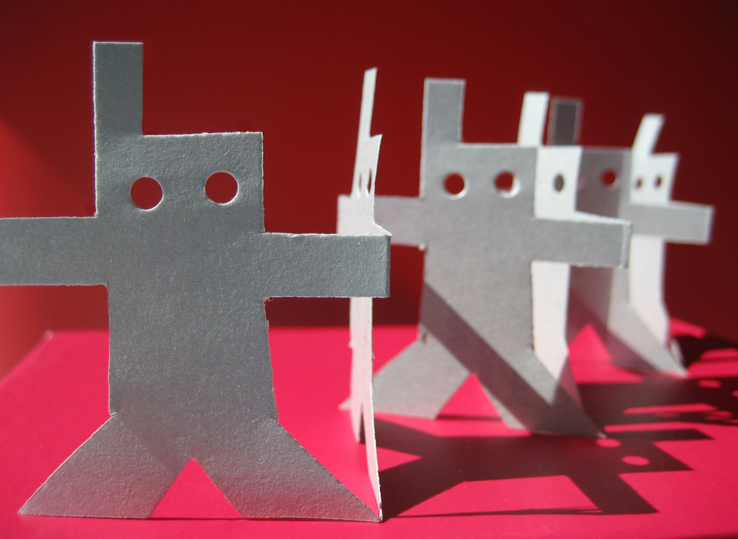 windy's old blog: Robot Paper Dolls