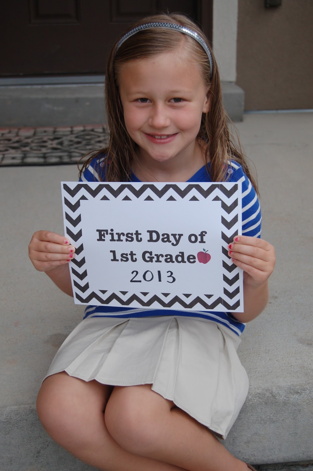 The Jensen Family: Emily's First Day of First Grade