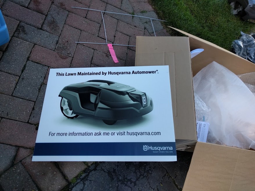 My Husqvarna Automower Arrives #Automowerfirst