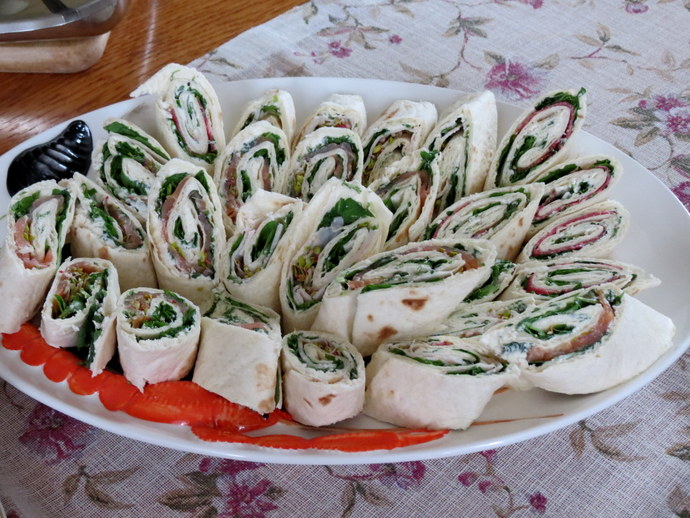 W kuchni Łucji: Wrapy z rukolą i łososiem
