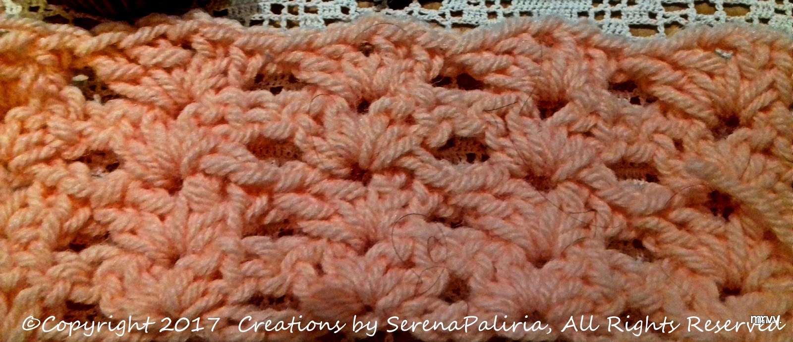 Creations By SerenaPaliria: Edgings/Borders SHELL PICOT stitch How to ...