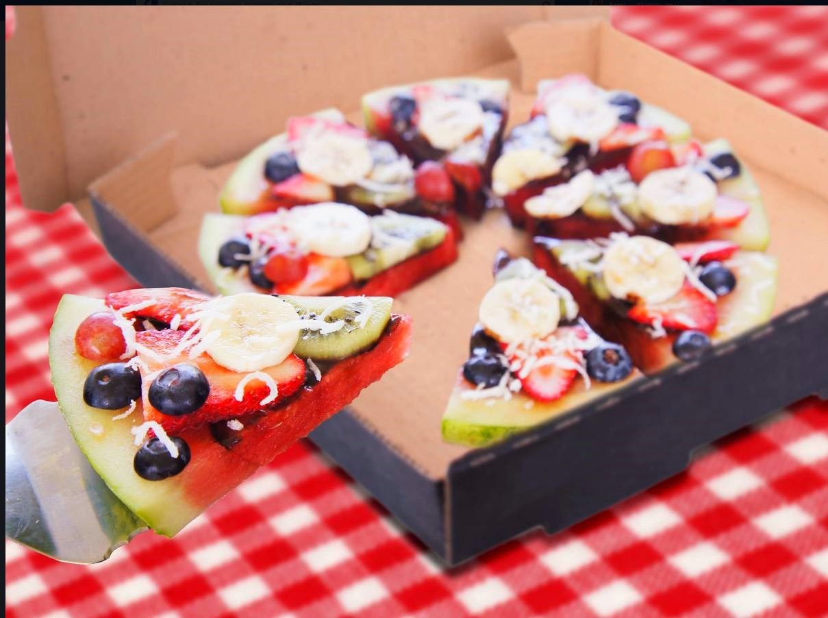 My Daycare Lunch: Using Fruit To Create Fast Food Look-A-Likes!