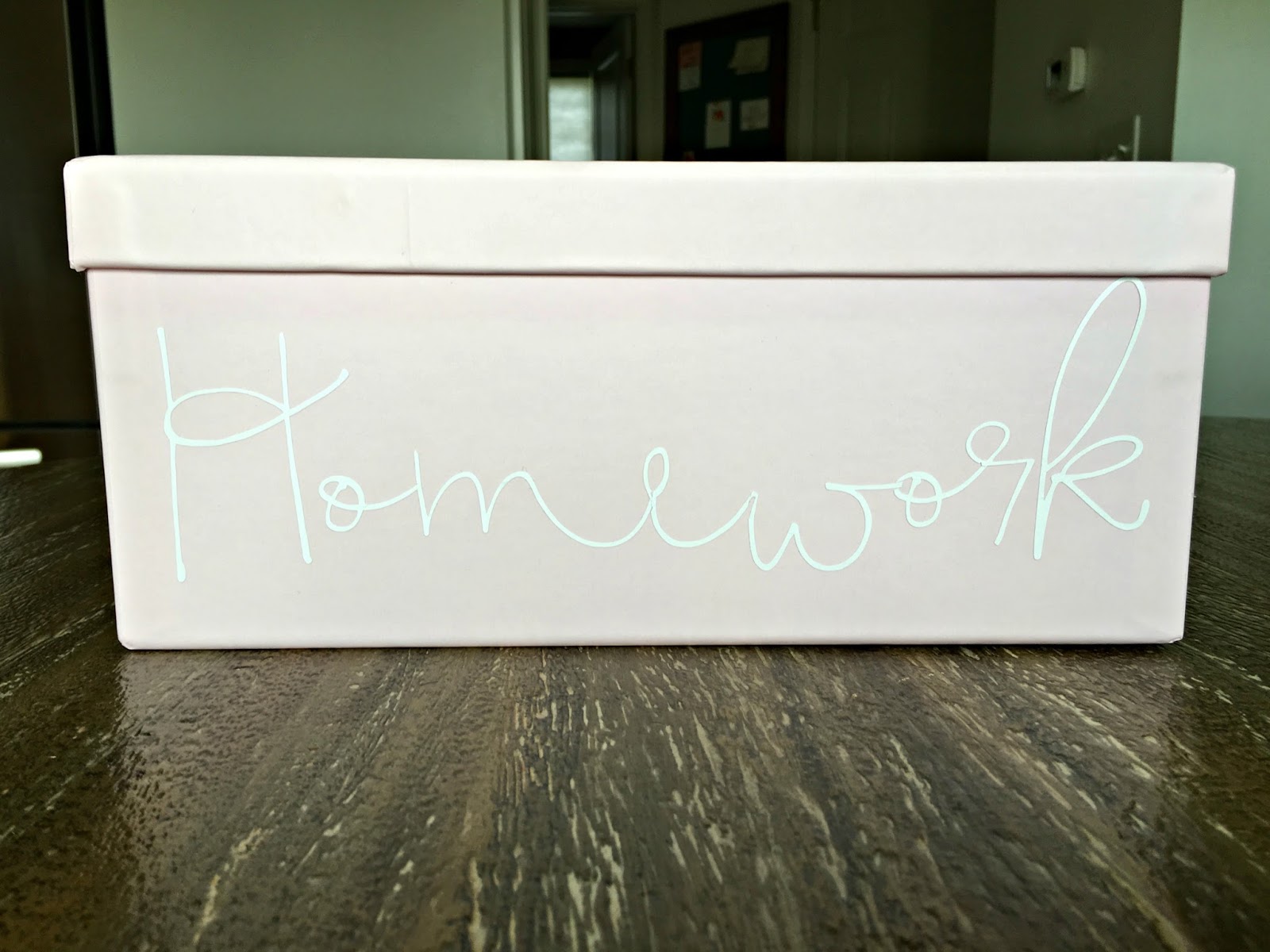 Restyle it Wright: An Organized Study Box