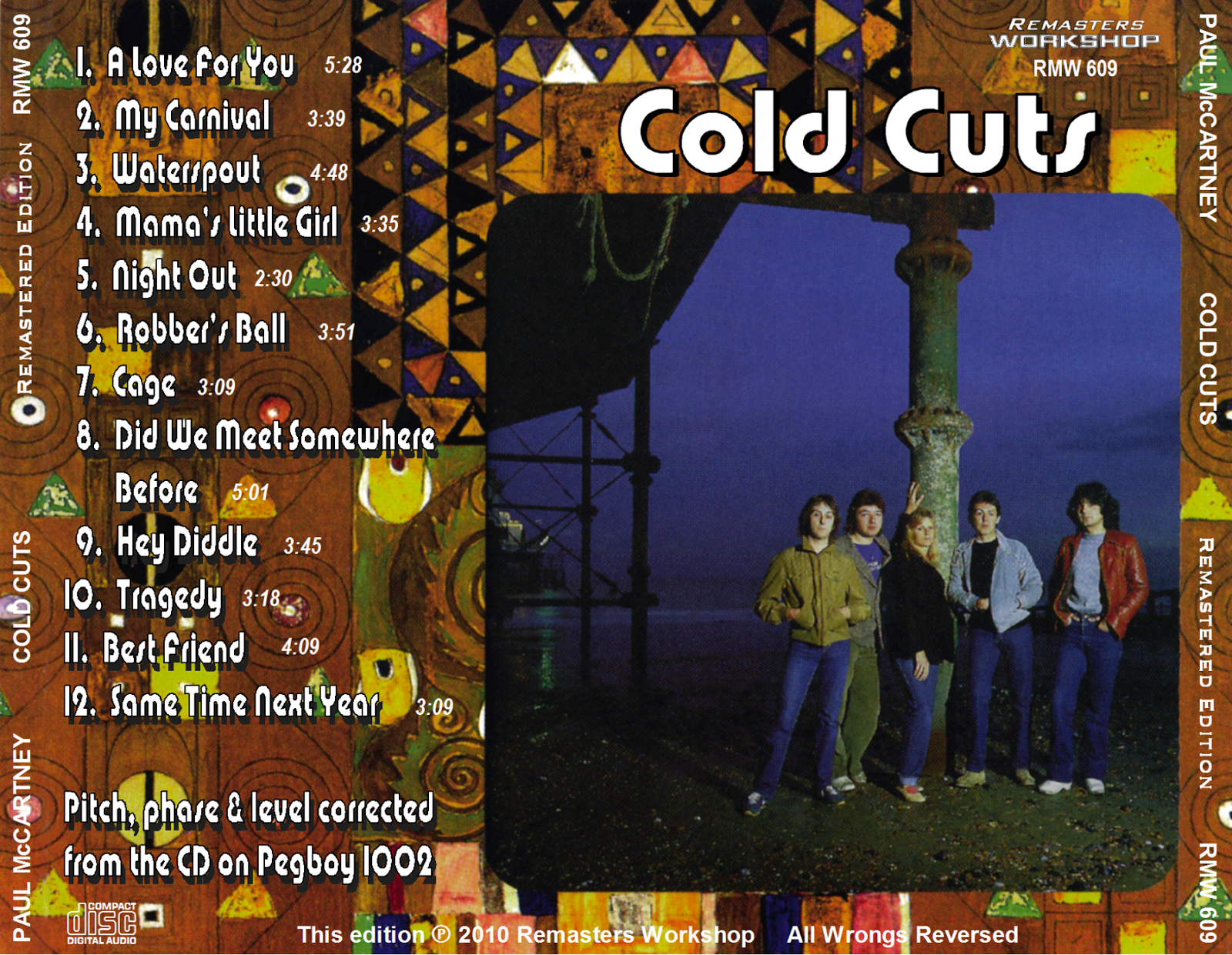 World Of BOOTLEGS: BOOTLEG : Paul McCartney - Cold Cuts, 1980 (CD & Covers)