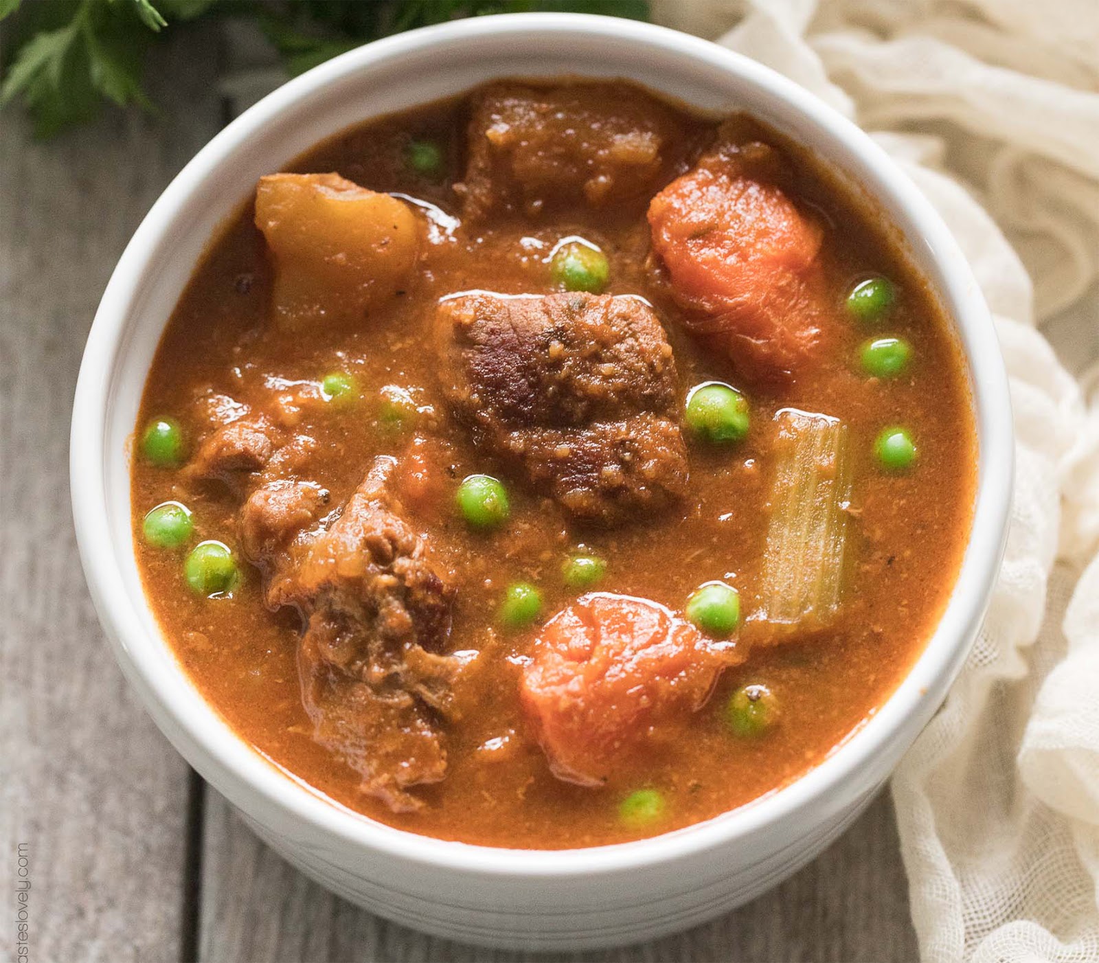 Slow Cooker Beef Stew Easy Recipe | Esther Cuisine
