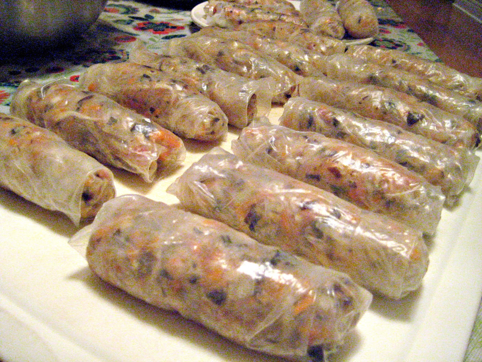 Susan's Savour-It!: Crunchy Chicken Rice Paper Spring Rolls (Chả giò)...