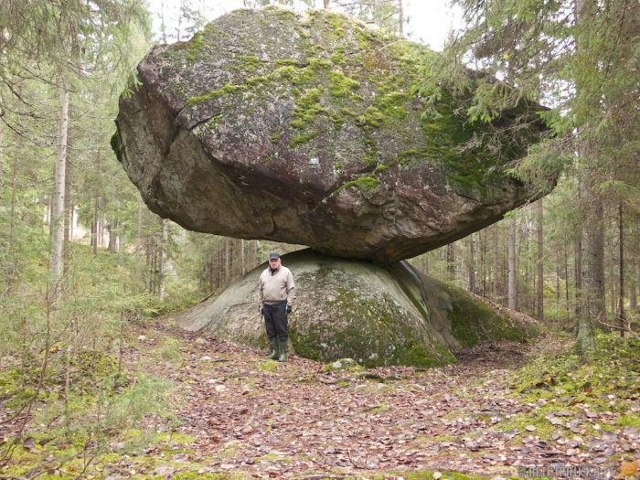 Nature Wonders: A strange stone in Finland.