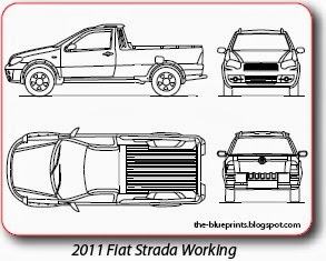 Vector Blueprints - Cars, Trucks, Busses and others: Fiat - Vector ...