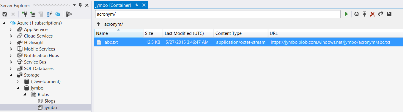 Dennis and Jim's Data Engineering Blog: Uploading a JSON Feed into Azure Blob Storage using an ...