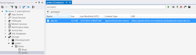 Dennis and Jim's Data Engineering Blog: Uploading a JSON Feed into Azure Blob Storage using an ...
