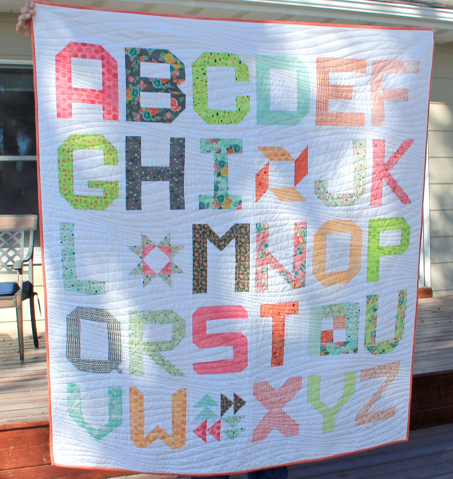 Girls in the Garden: Spell it with Words Quilt