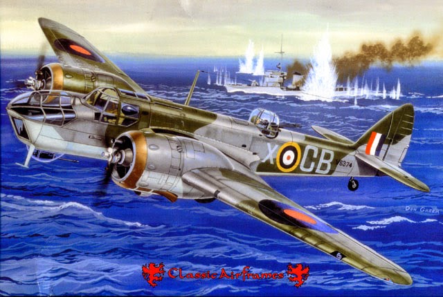 AIRPLANE SCALE MODELKIT: Bristol Blenheim mk IV