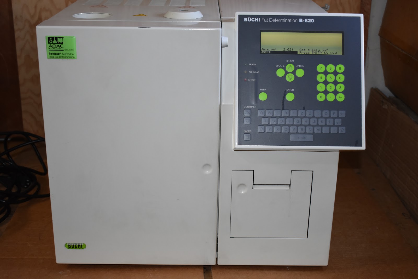 EquipmentHolic: BUCHI Fat Determination B-820