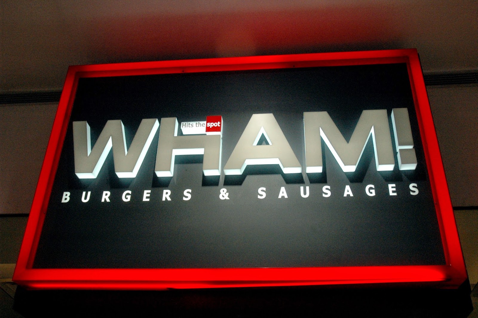 DUDE FOR FOOD: Wham! Burgers & Sausages: A New Look That Hits The Spot